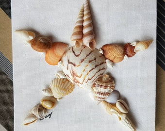 Sea shell art | Etsy