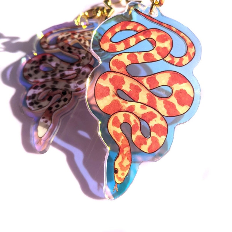 Snake Keychain - Etsy