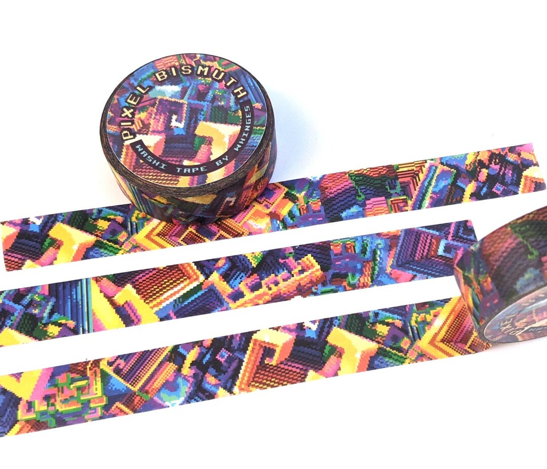 Bismuth Pixel Art Washi Tape - Etsy
