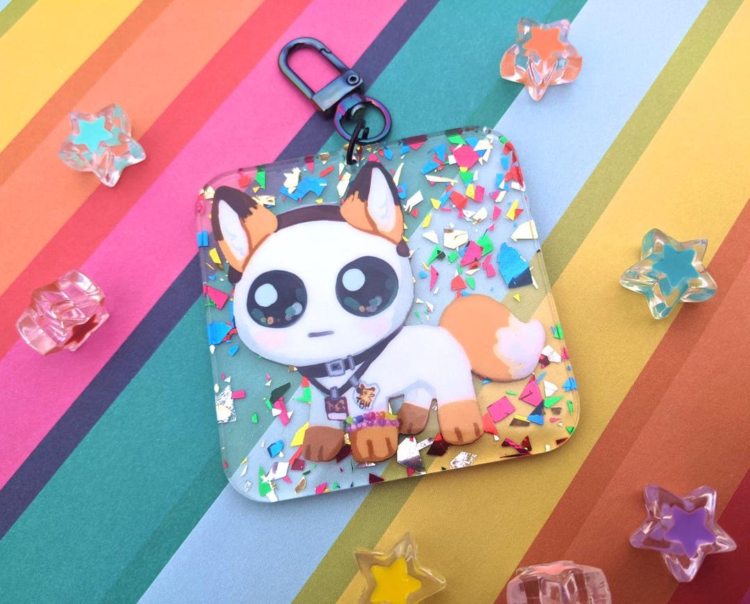 YIPPEE ! Confetti Furry Tag Keychain - 7 CM - TBH Creature - Etsy