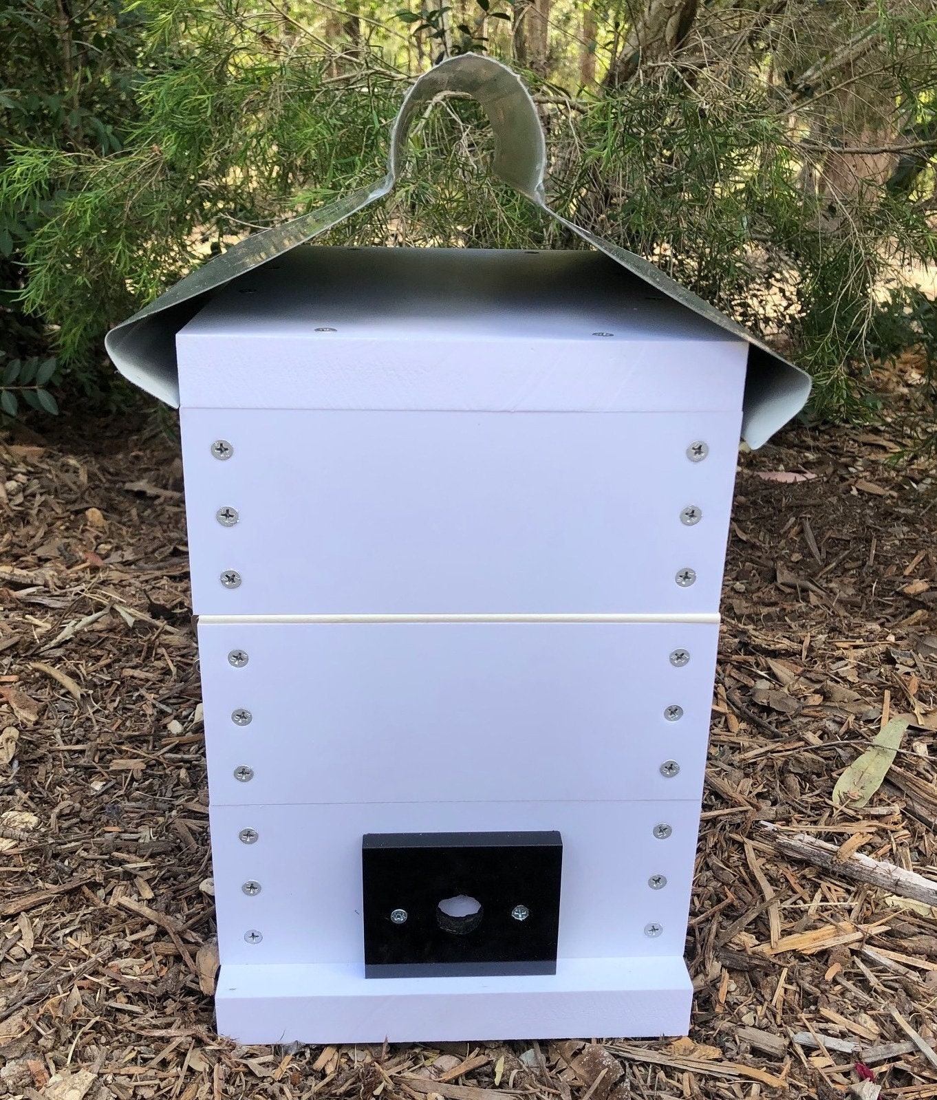 Stingless Native Bee Hive Honey Jar Hinged With Roof Australian OATH ...