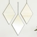Water Drop Decorative Mirrors, Teardrop Wall Mirror, Living Room Wall ...