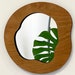 Handmade Wooden Irregular Wall Mirror, Asymmetrical Boho Decor - Etsy