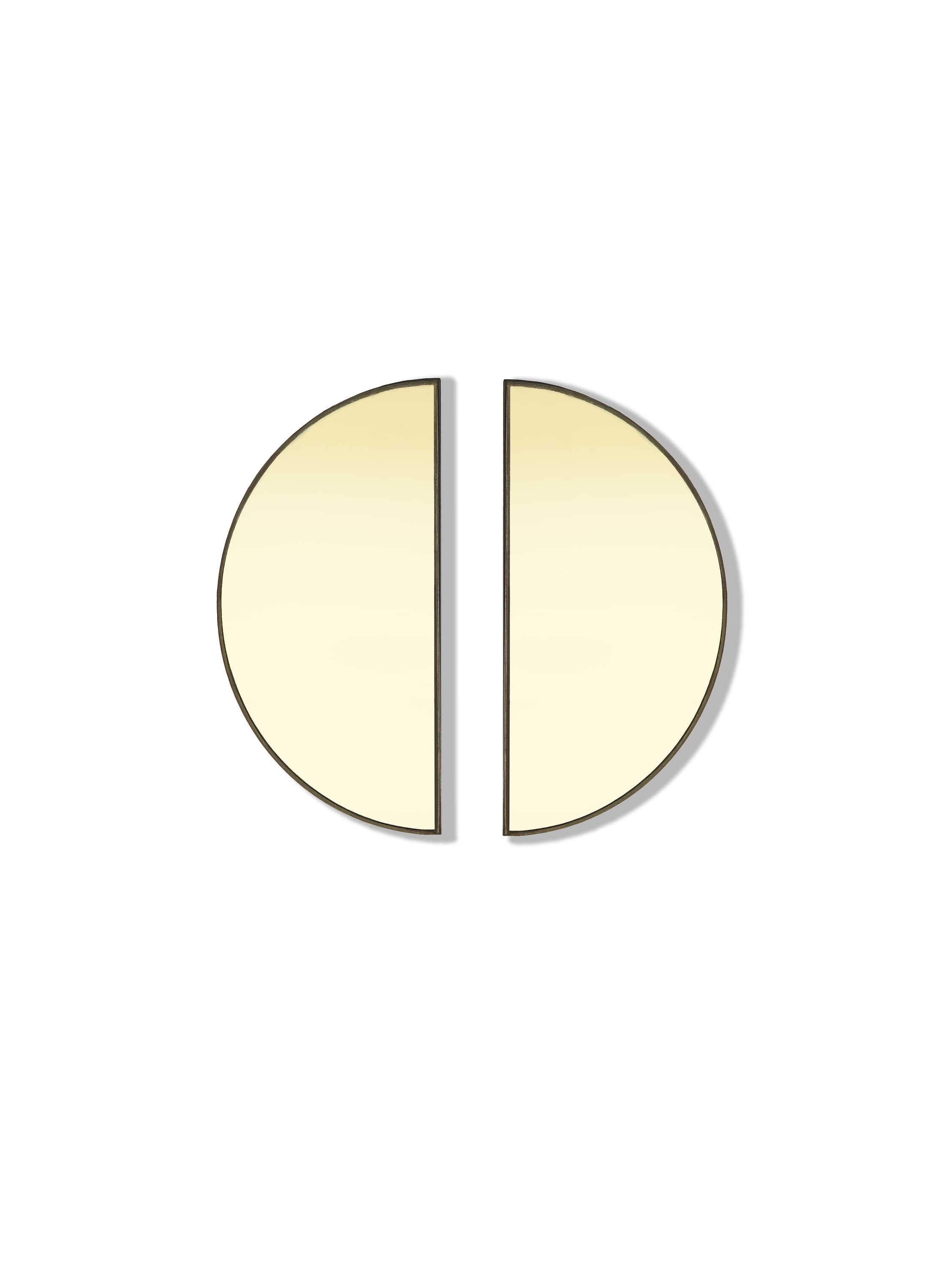 Half Circle Wall Mirror Minimal Wall Decor Half Round Wall - Etsy UK