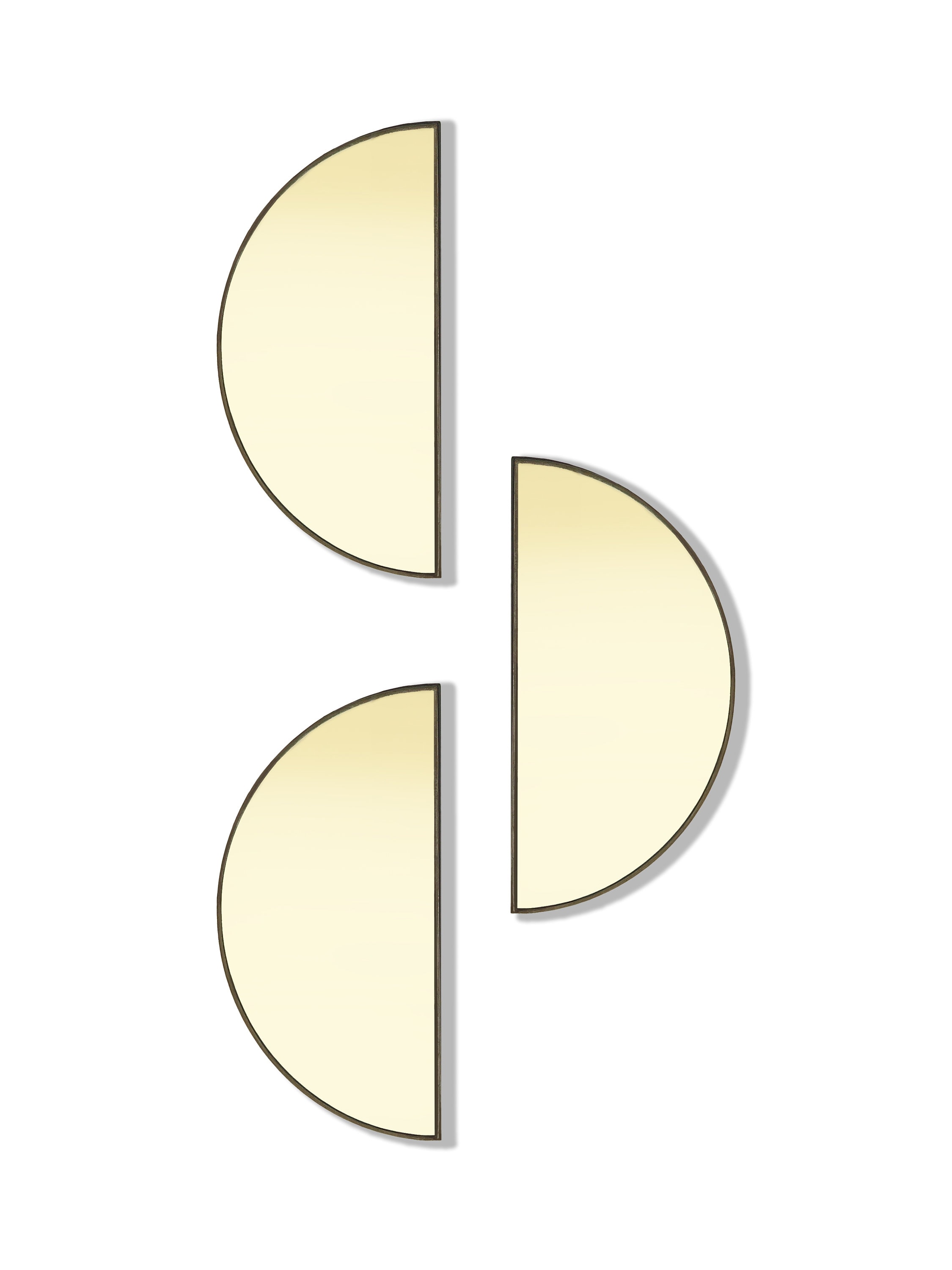 Half Circle Wall Mirror Minimal Wall Decor Half Round Wall - Etsy UK