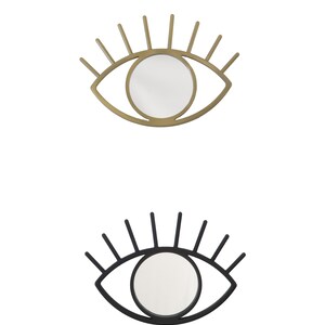 Evil Eye Mirror, Boho Decor, Bohemian Wall Art, Eye Shaped Mirror ...