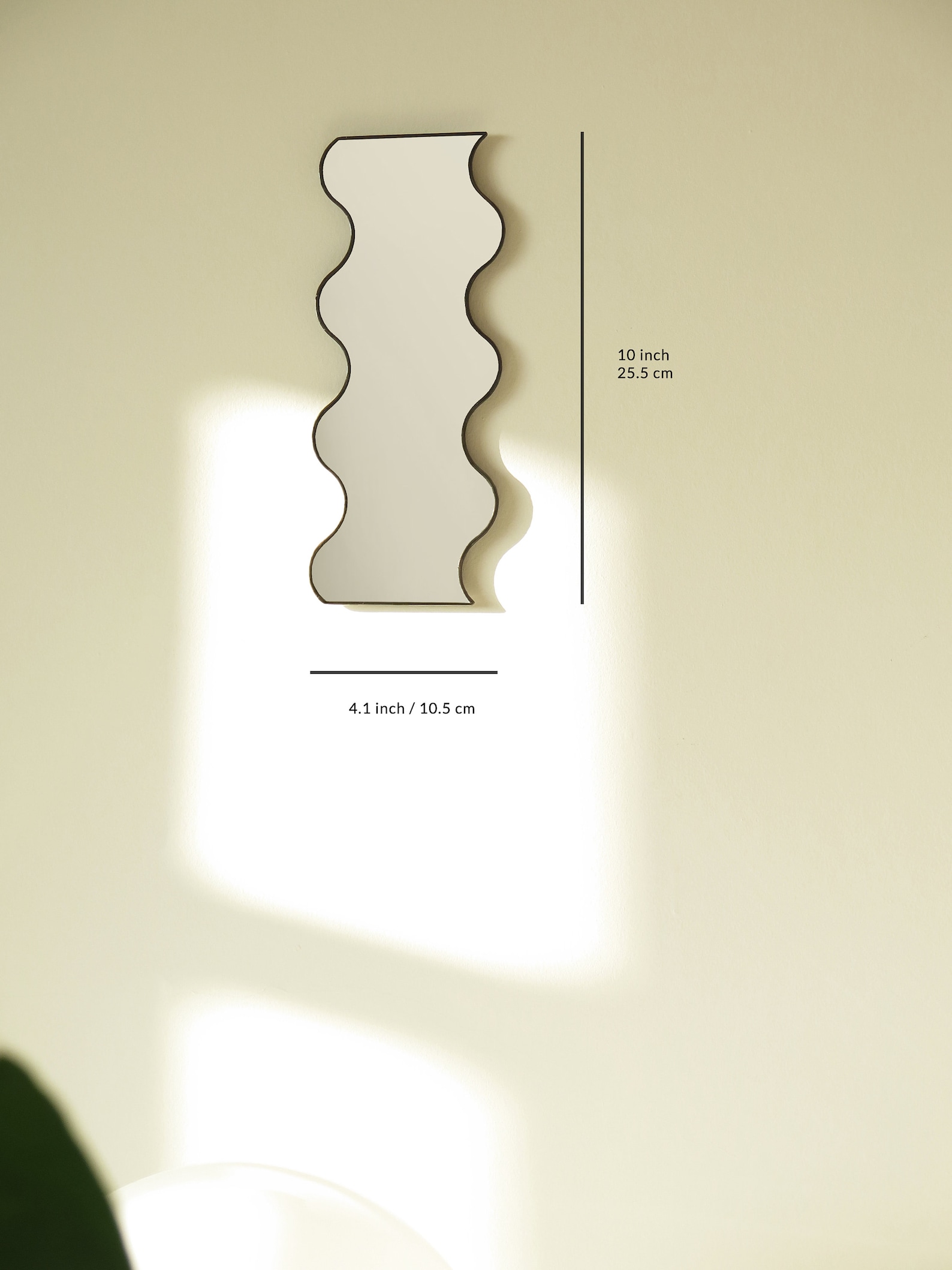 Wavy Mirror Squiggle Wall Decor Irregular Home Objects - Etsy