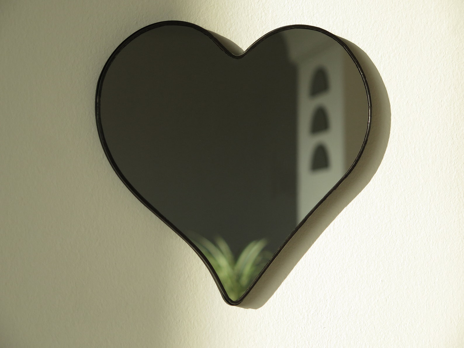Heart Shaped Wall Mirror Valentines Day Gift Ideas Heart Wall - Etsy