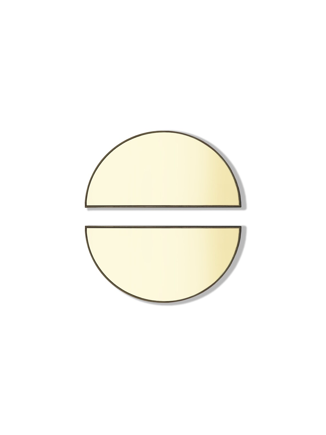 Half Circle Wall Mirror Minimal Wall Decor Half Round Wall - Etsy UK