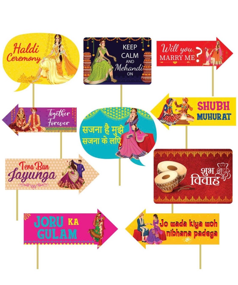 Party Props for Wedding, Party, Mehendi,haldi and Other Functions. FREE ...
