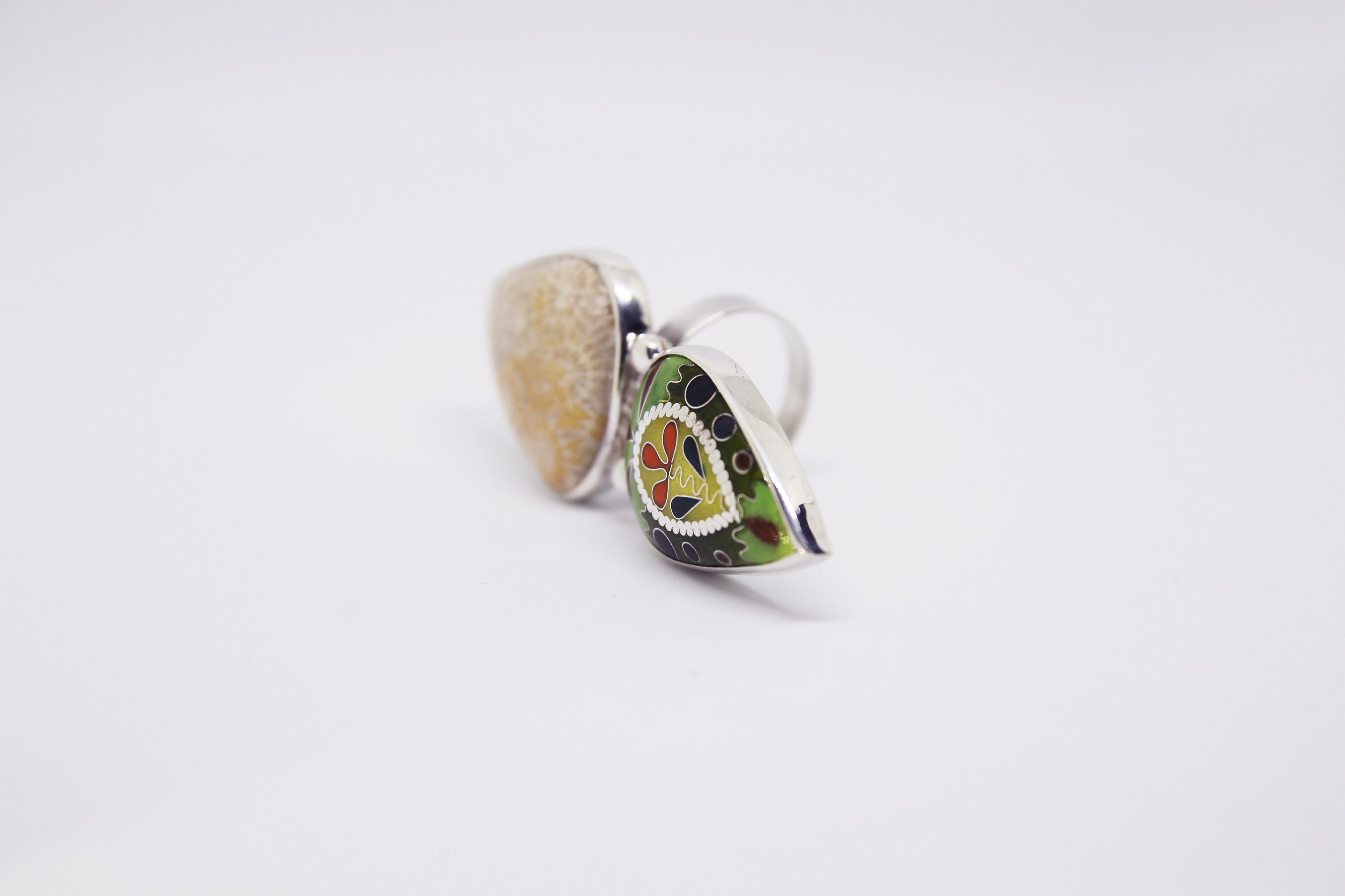 Barnovi Signature "spike Ring" Design - Handmade Enamel Cloisonne ...