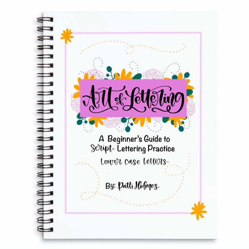 Art of Lettering A Beginners Guide to Script Lettering - Etsy