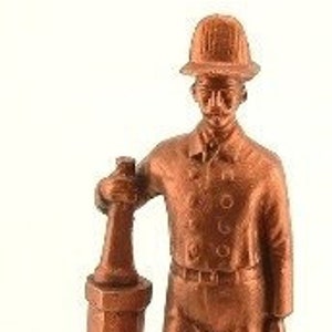 Old Time Fireman With Optional Base + Custom Personalized Engraving ...
