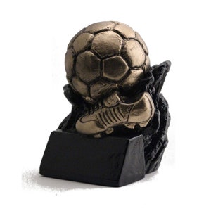 Small Soccer Ball and Shoe W Optional Base + Personalized Custom ...