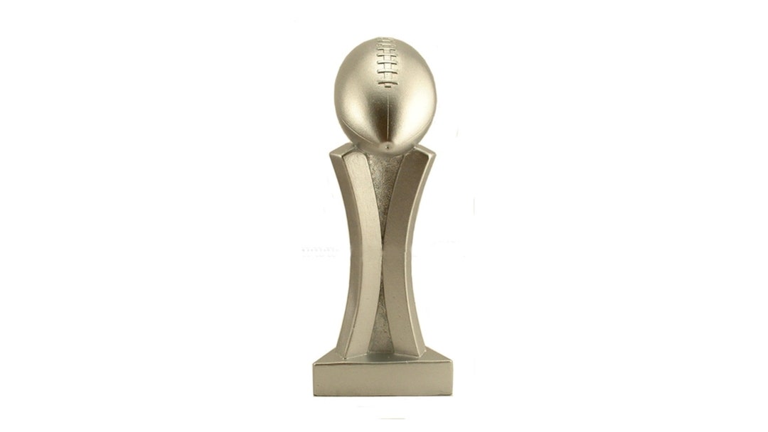 Football Tribute Trophy II SS With Optional Base Personalized Custom ...
