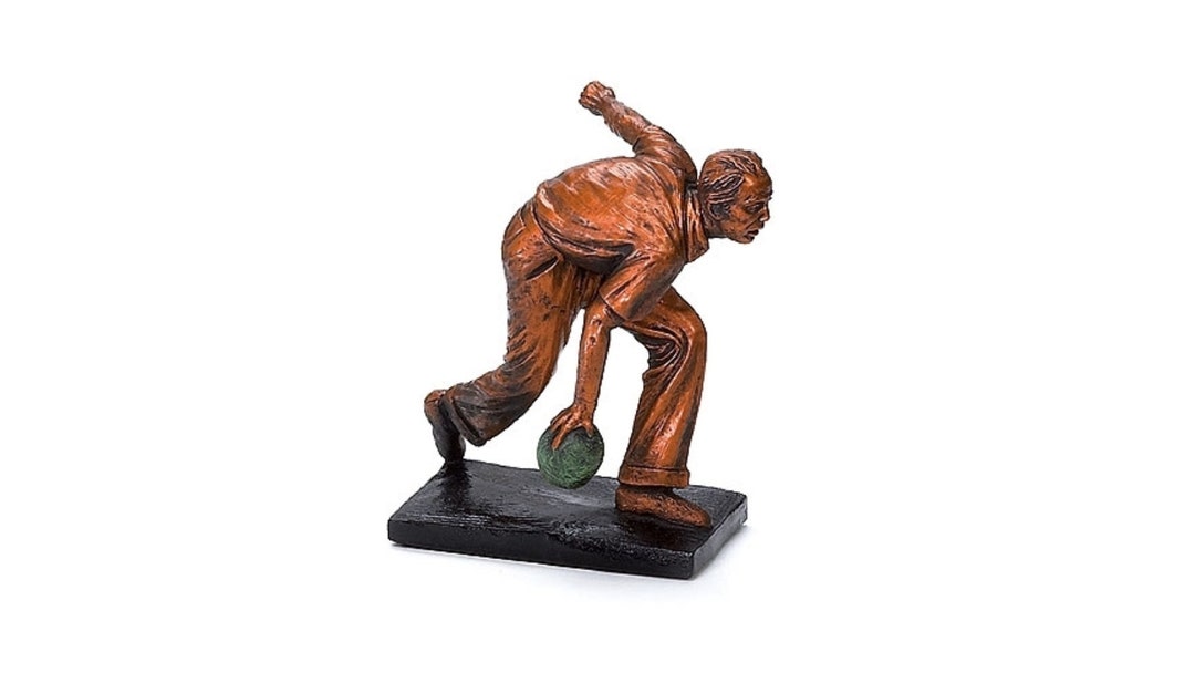 Bowler Statue With Optional Base + Custom Personalized Engraving ...