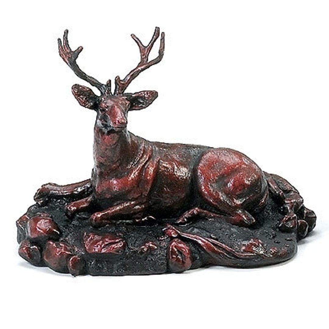 Buck With Optional Base + Custom Personalized Engraving, Buck Statue ...