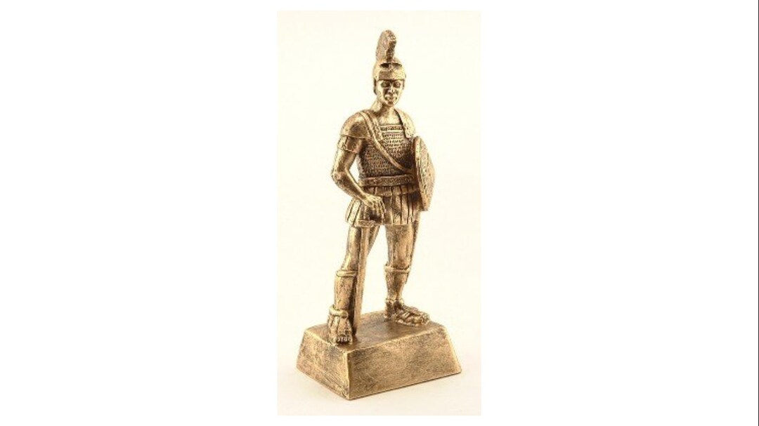 Spartan Statue With Optional Custom Engraving and Base, Spartan Statue ...