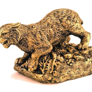 Bobcat Statue With Optional Custom Engraving and Base, Bobcat Statue ...