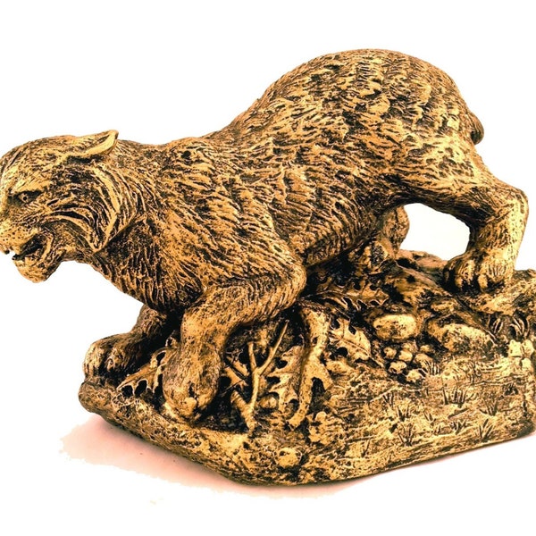 Wooden Bobcat - Etsy