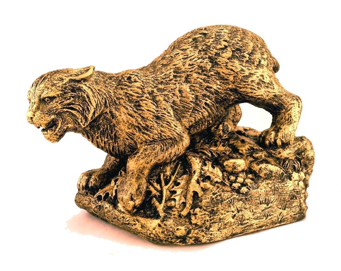 Metal Bobcat / Southwest Desert / Metal Art / Handmade Gift / Yard Art ...