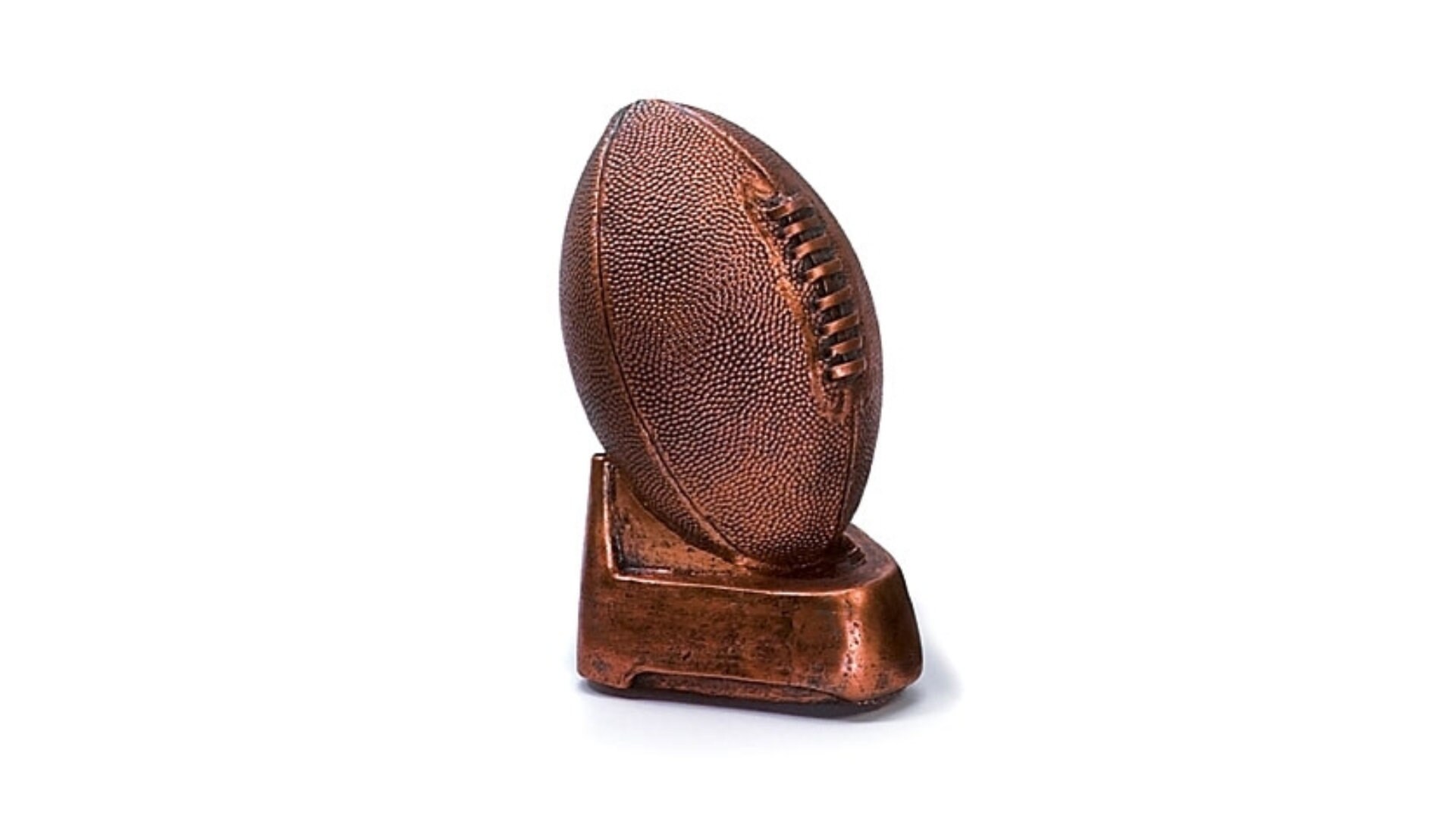 Football on Tee W Optional Base + Personalized Custom Engraving ...