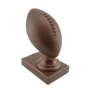 Football W Optional Base + Personalized Custom Engraving, Solid ...