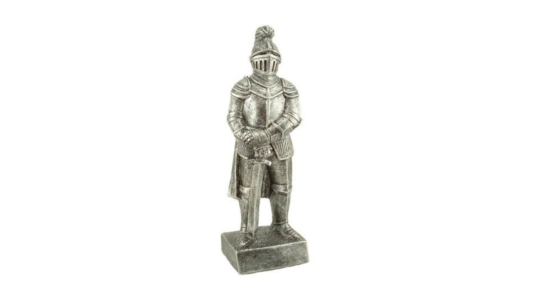 Knight Statue With Optional Custom Engraving and Base, Knight Statue ...