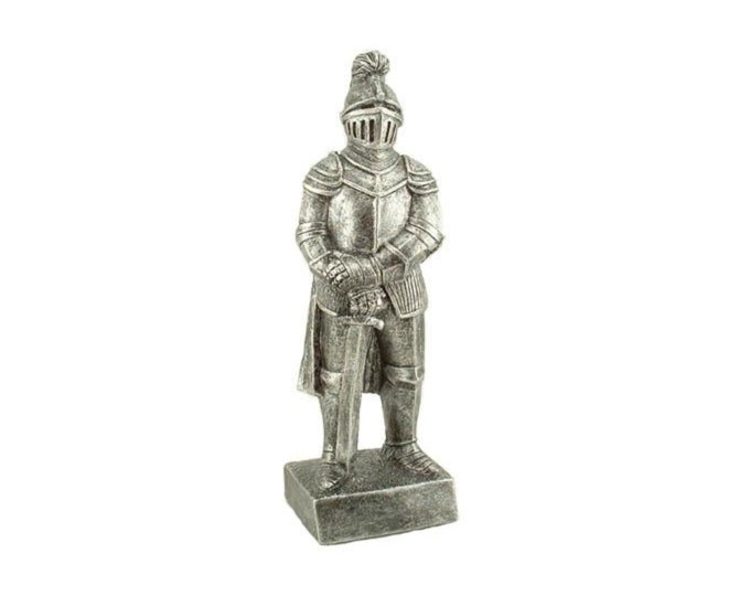 Knight Statue With Optional Custom Engraving and Base, Knight Statue ...