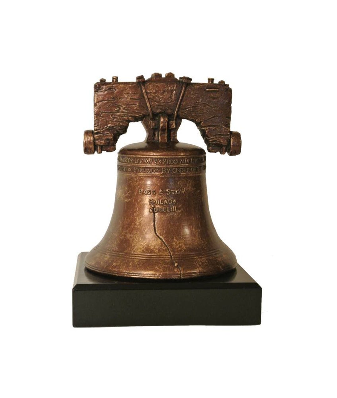Large Liberty Bell With Base + Optional Custom Personalized Engraving ...