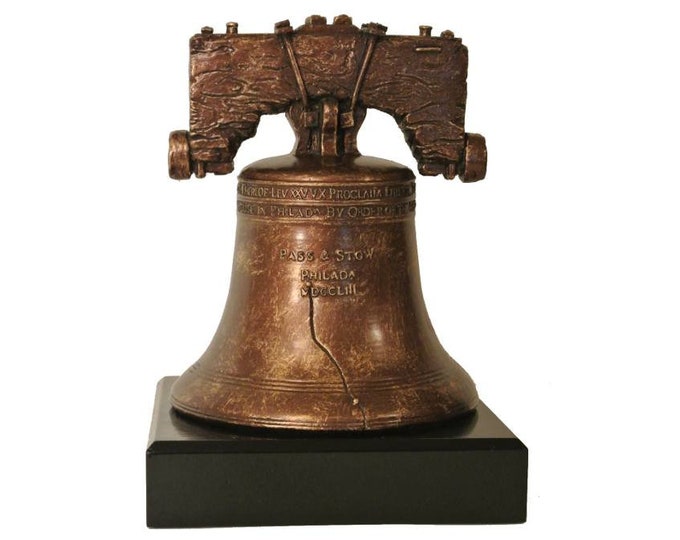 Large Liberty Bell With Base Optional Custom Personalized Engraving ...