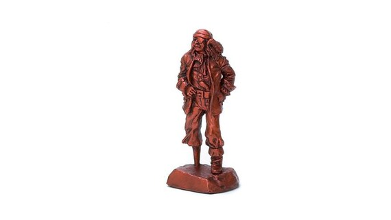 Pirate Statue W Optional Custom Engraving and Base Pirate | Etsy