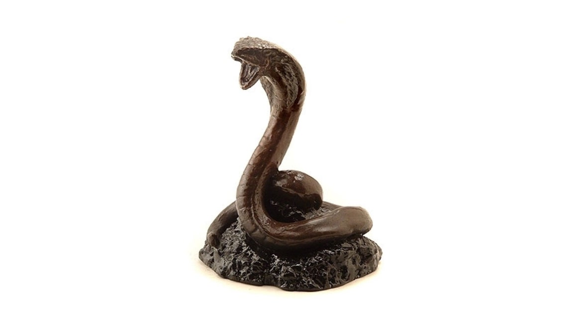 King Cobra With Optional Wooden Base + Custom Engraving, Cobra, King ...
