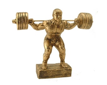 Powerlifter Statue - Etsy