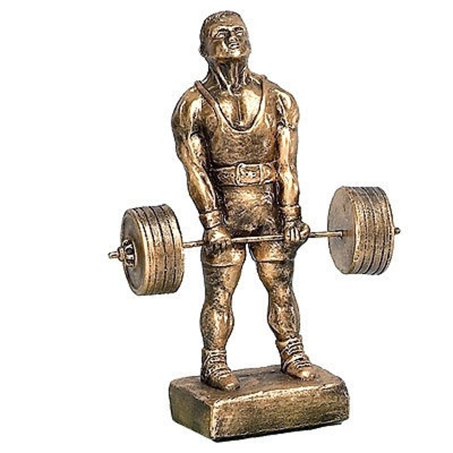 Weightlifting Deadlifter W Optional Base Personalized Custom Engraving ...