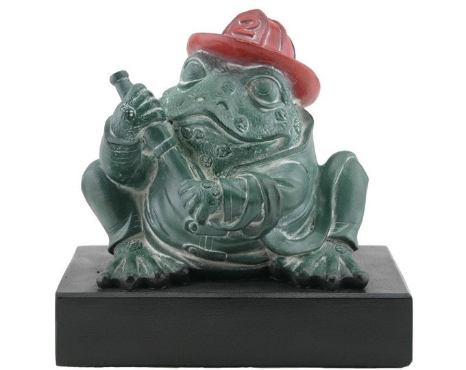 Fire Frog With Optional Base Custom Personalized Engraving, Fire Frog ...