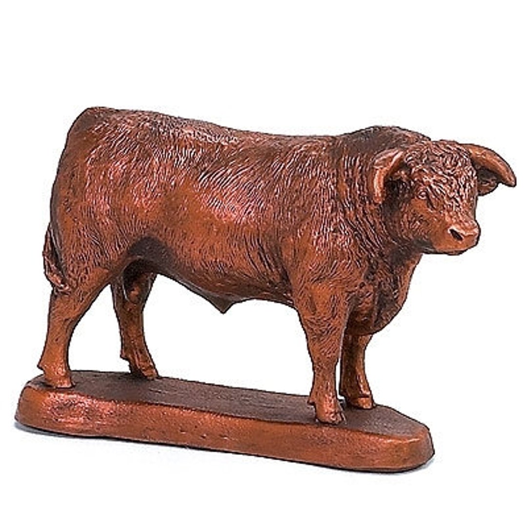 Hereford Bull With Optional Base + Custom Engraving, Hereford Bull ...
