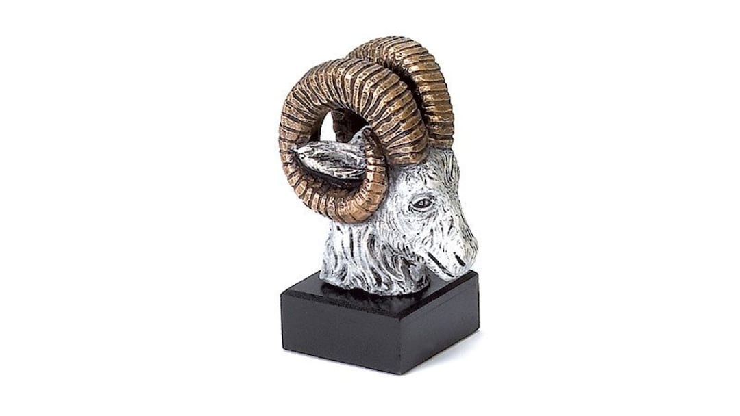 Ram Bust Statue With Optional Custom Engraving and Base, Ram Bust ...