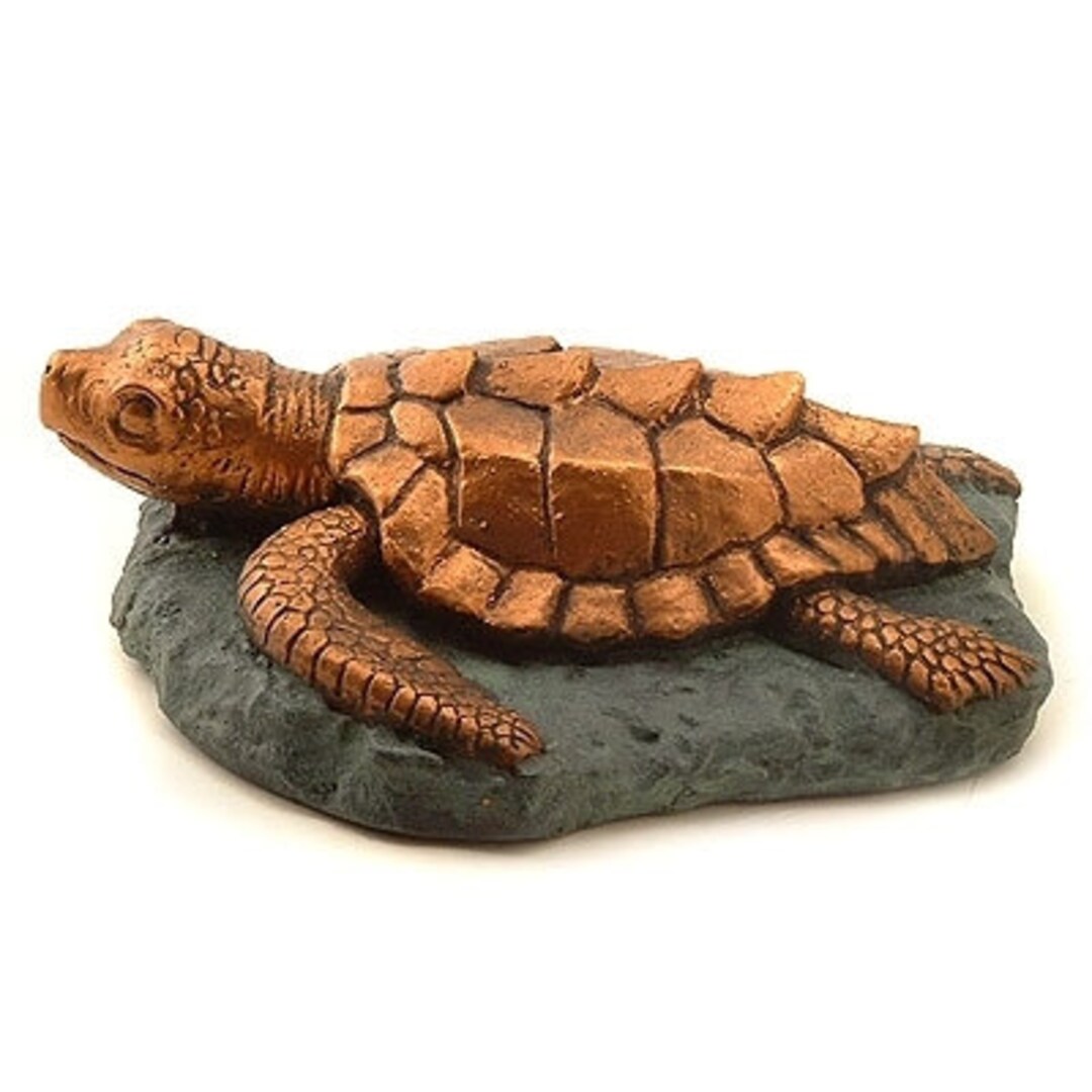 Loggerhead Sea Turtle With Optional Base + Custom Engraving, Loggerhead ...