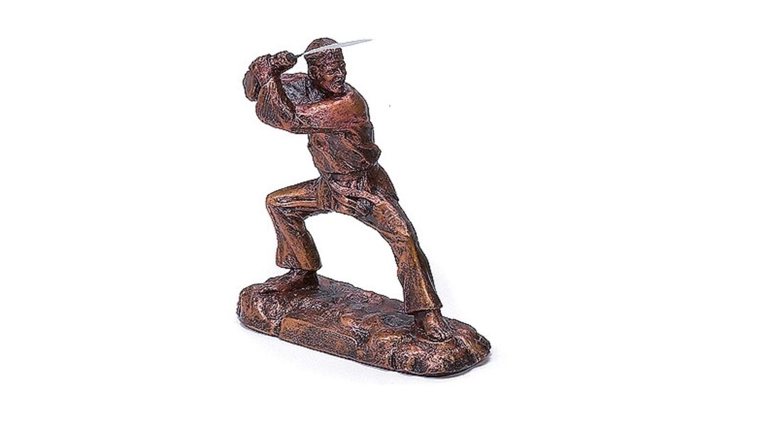 Karate Samurai With Optional Base + Personalized Custom Engraving ...