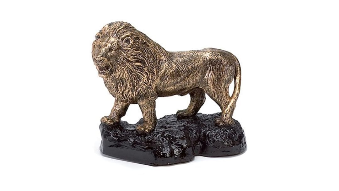 Lion Statue With Optional Custom Engraving and Base, Lion Statue, Lion ...