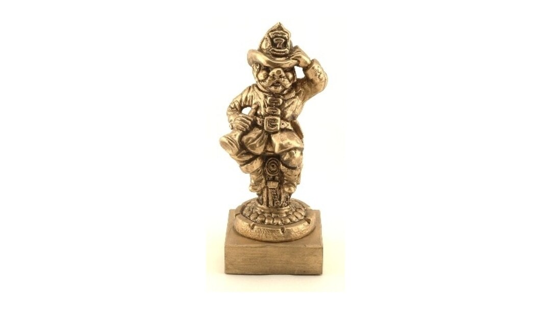Fireman With Bugle With Optional Base + Custom Personalized Engraving ...