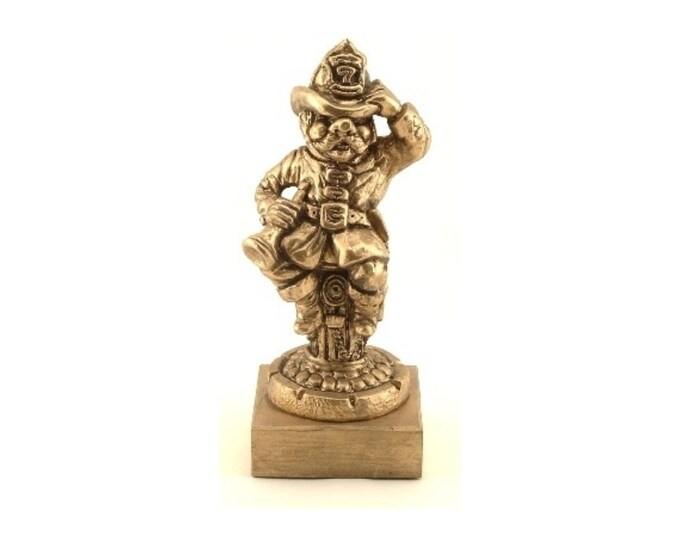 Fireman With Bugle With Optional Base Custom Personalized Engraving ...