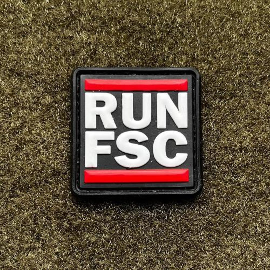 RUN FSC PVC 3D Tactical Morale Patch First Strike Fsc Pistol - Etsy