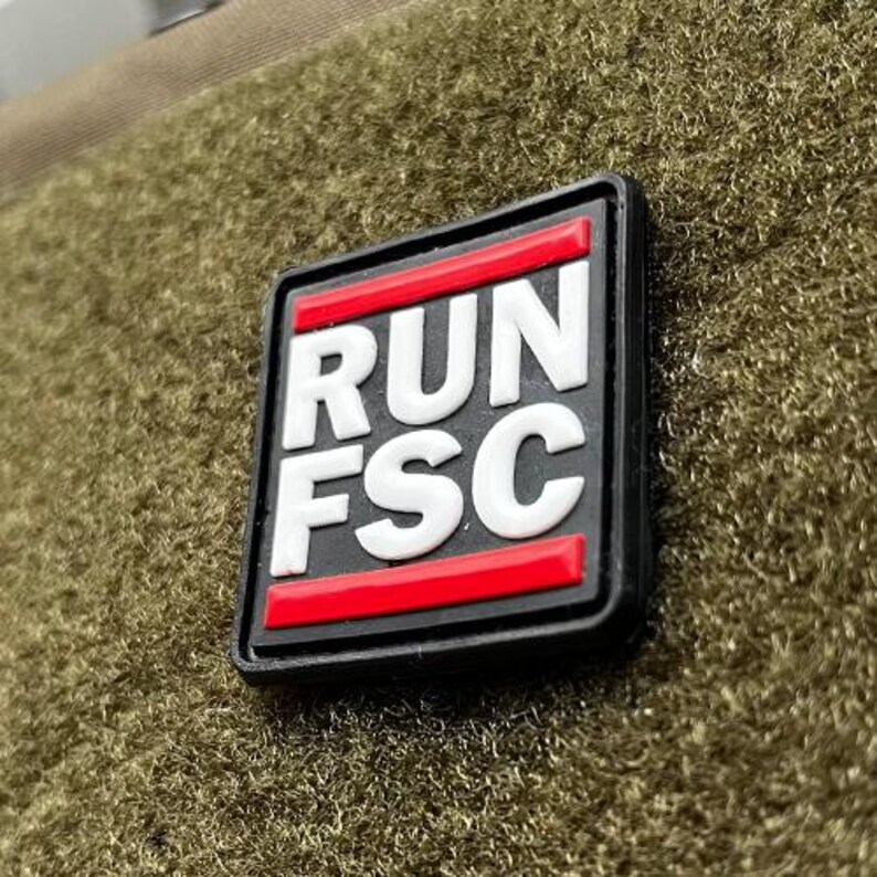 RUN FSC PVC 3D Tactical Morale Patch First Strike Fsc Pistol - Etsy
