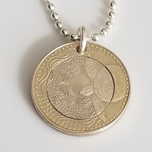 Colombian 1000 Pesos Coin Necklace | Coin Pendant | Unique Gift | Coin ...