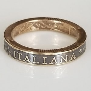 Italy Coin Ring | Italy Jewelry | Italy Ring | Handmade Ring | Unique ...