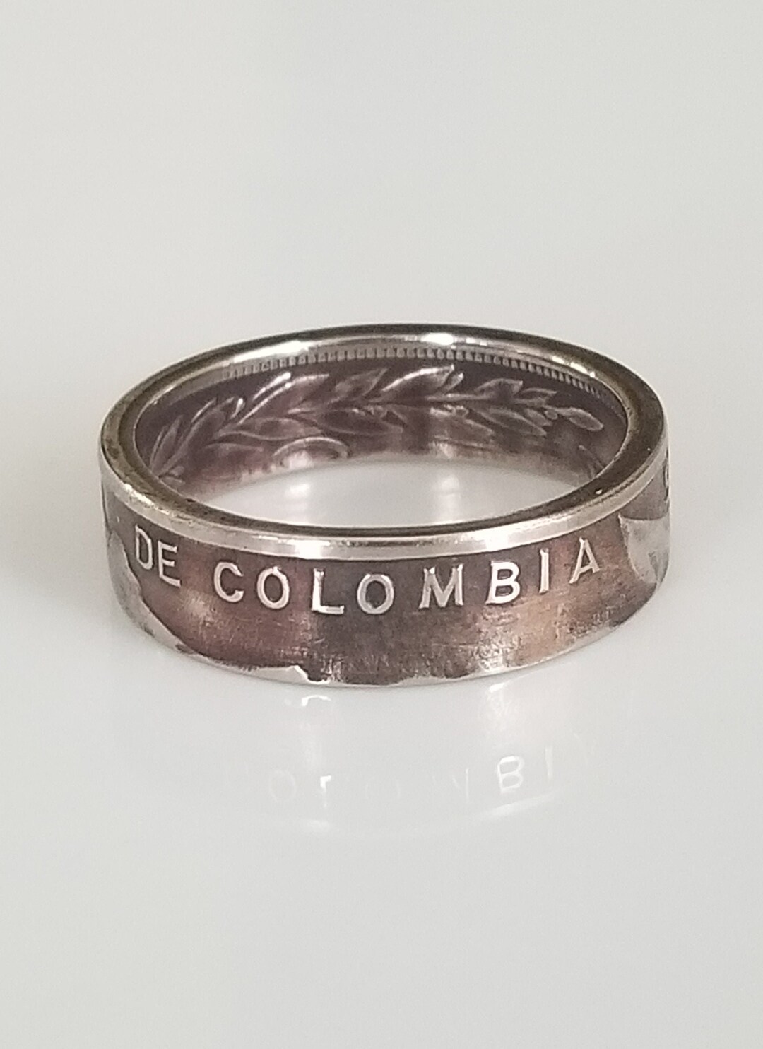 Colombia Coin Ring | Ladies Colombia Coin Ring | Handmade Ring ...
