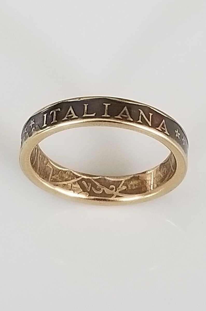 Italy Coin Ring Italy Jewelry Italy Ring Handmade Ring - Etsy