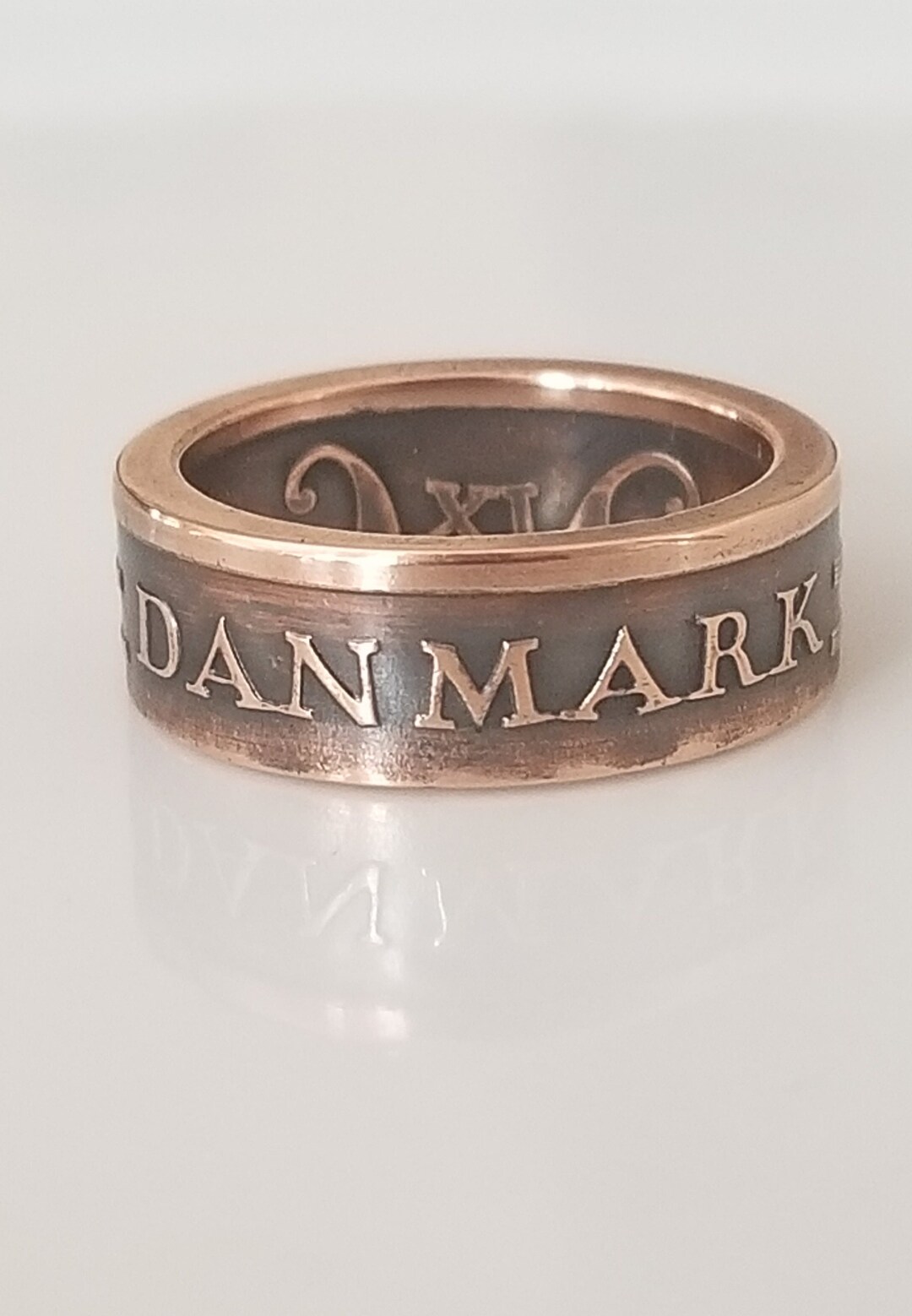 Denmark Coin Ring denmark 5 Ore Handmade Ring Denmark Jewelry Unique ...
